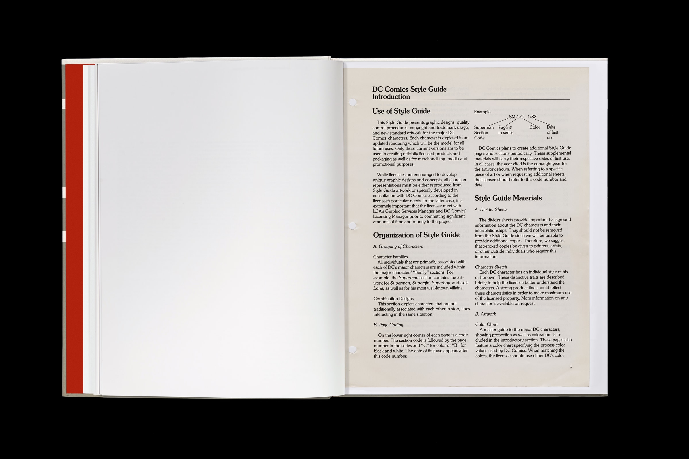 DC Comics Style Guide – Standards Manual